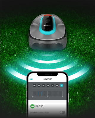 Tondeuse robot à gazon - GARDENA